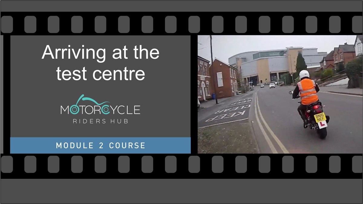 Arriving At Test Centre - Motorcycle Riders Hub