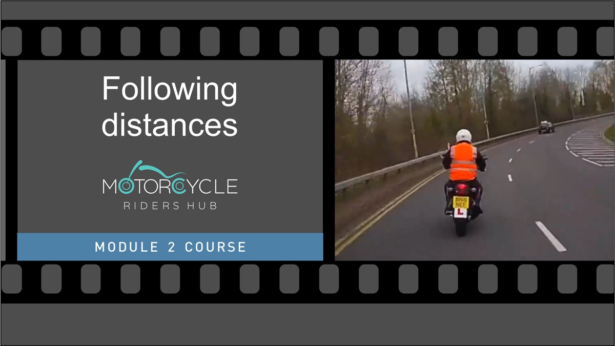 Following Distances - Motorcycle Riders Hub