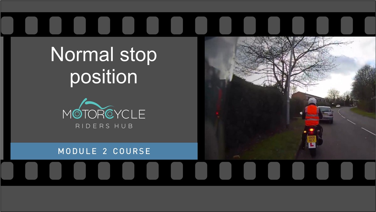 Normal Stop Position - Motorcycle Riders Hub